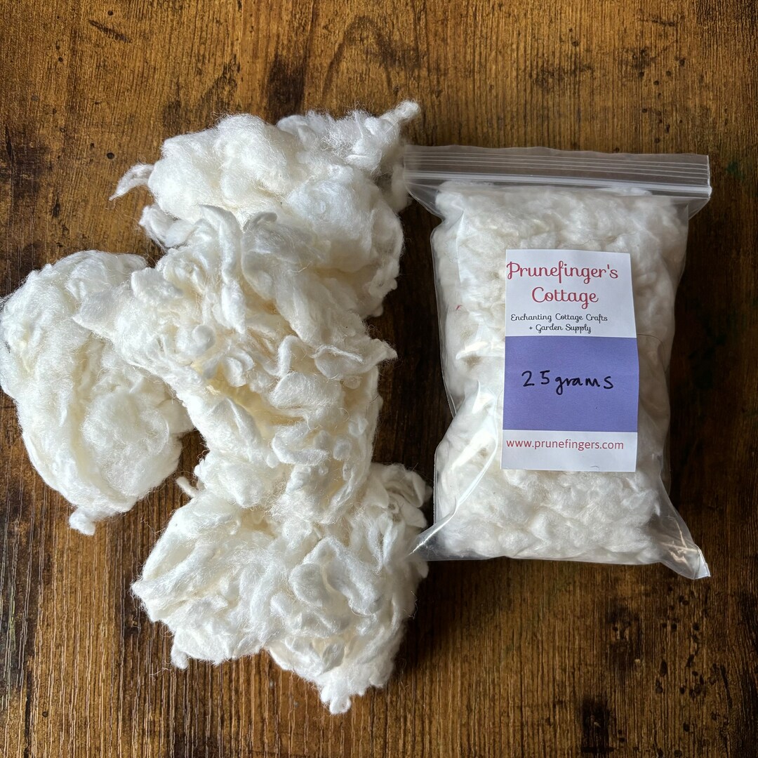 Curly Wool Locks for Needle Felting White Sheep, Llama, Alpaca, Beards ...