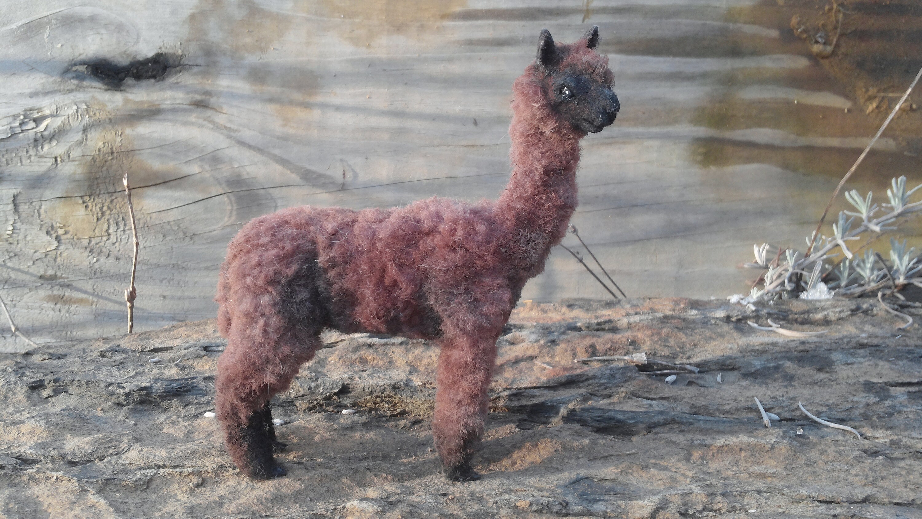 1:12 Scale Brown Alpaca Realistic Dollhouse Pet Ooak - Etsy