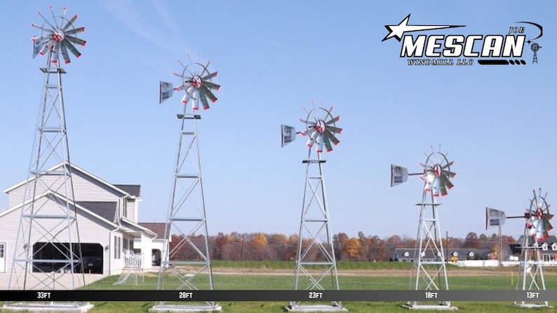 ALL NEW! -13ft Windmill Pond Aerator (double Bellow) Best Windmills for ...
