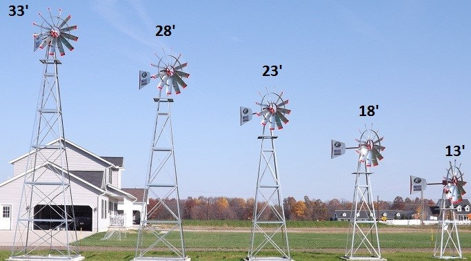 Joe Mescan Windmill LLC - 23ft (double Bellow) Windmill Pond Aerator ...