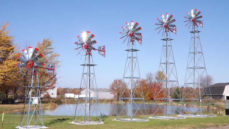 Joe Mescan Windmill LLC - 13ft (double Bellow) Windmill Pond Aerator ...