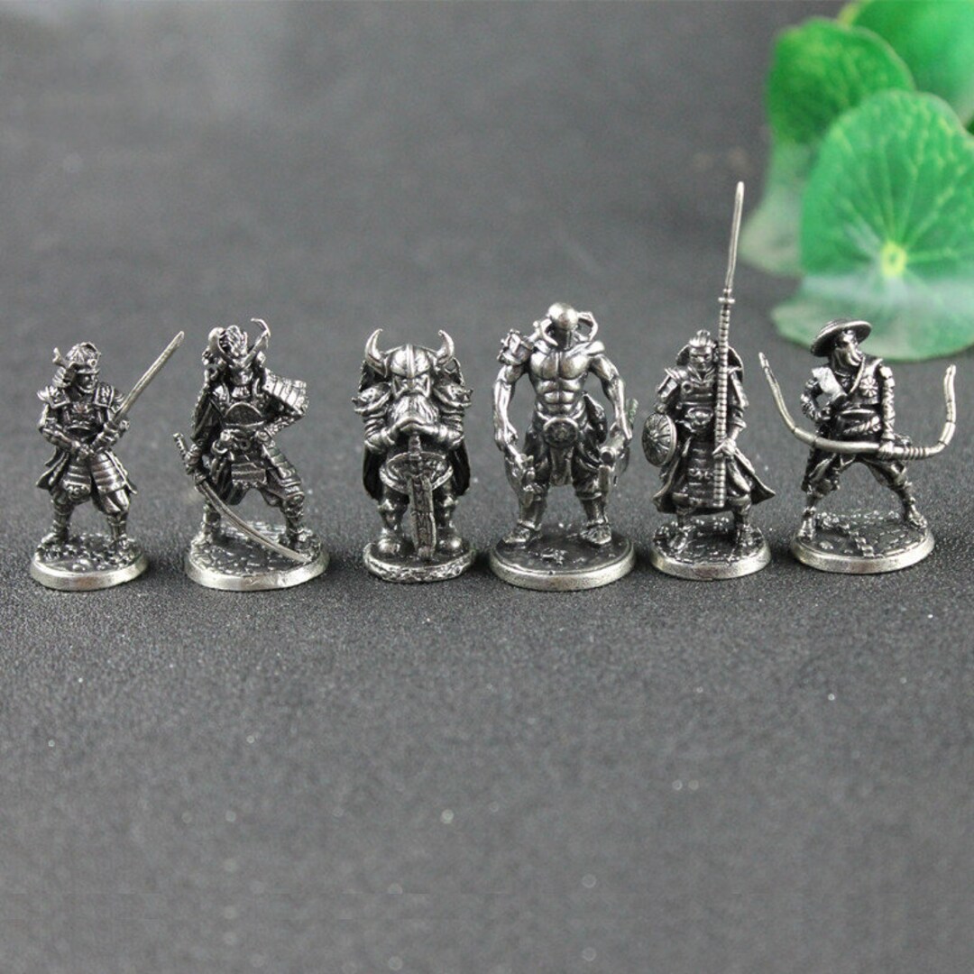 Figurine Japanese Samurai Figurines Miniatures Metal Soldiers - Etsy