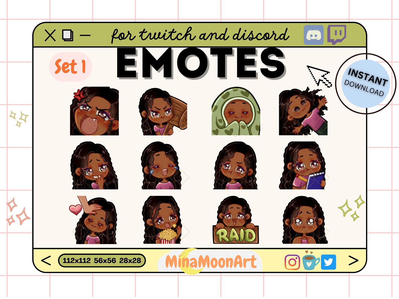 Custom Twitch Emotes, Custom Emotes Twitch, Twitch Emotes Custom, Chibi ...
