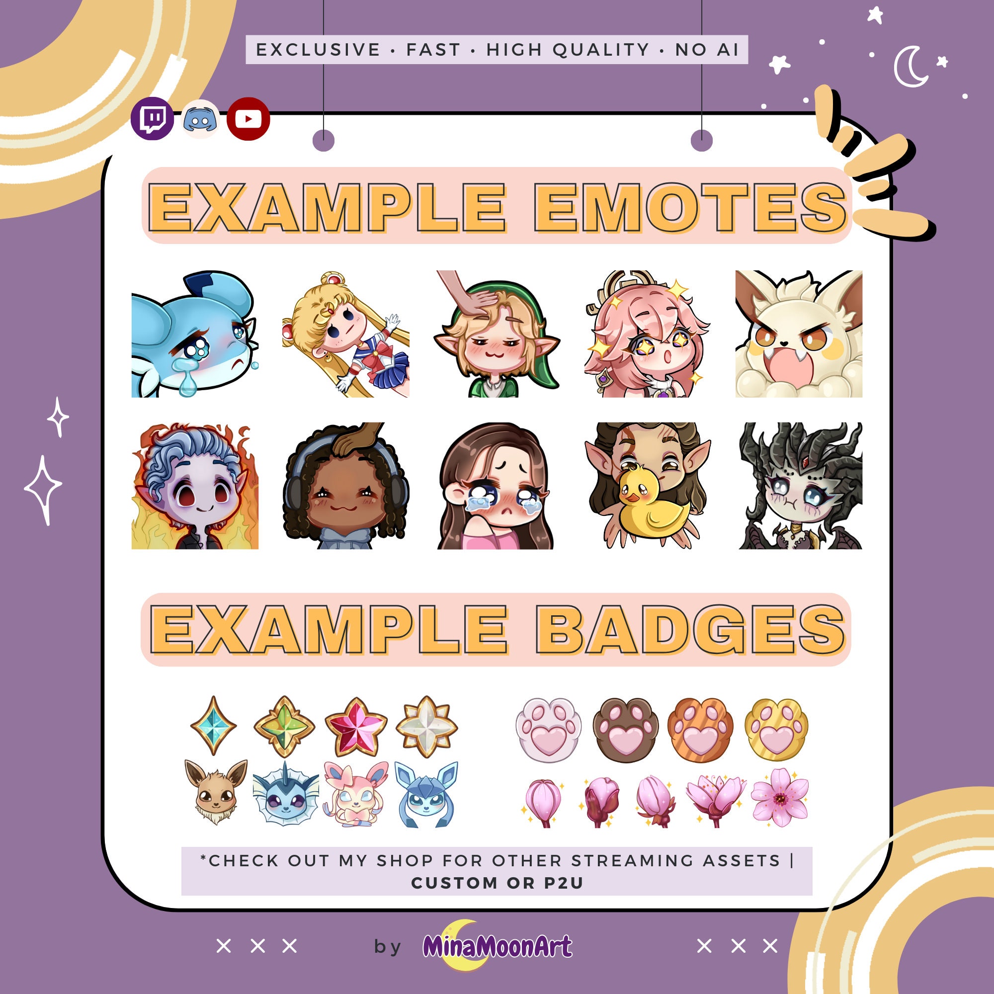 Custom Animated Twitch Emotes, Animated Emotes Twitch, Twitch Custom ...