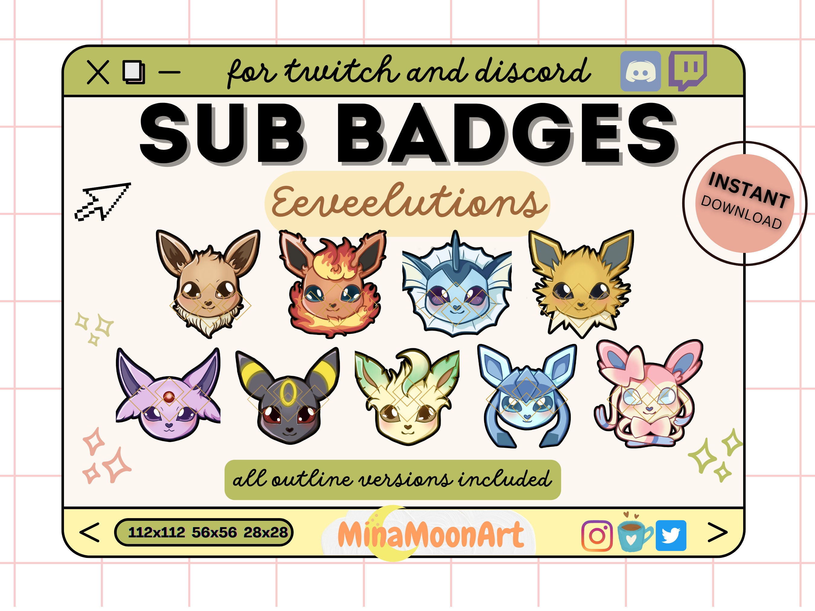 Custom Twitch Badges, Custom Sub Badges Twitch, Twitch Badges Custom ...
