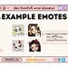 10x Emote Bases DIY Version 1, Emote Base Pack, Custom Chibi Anime ...