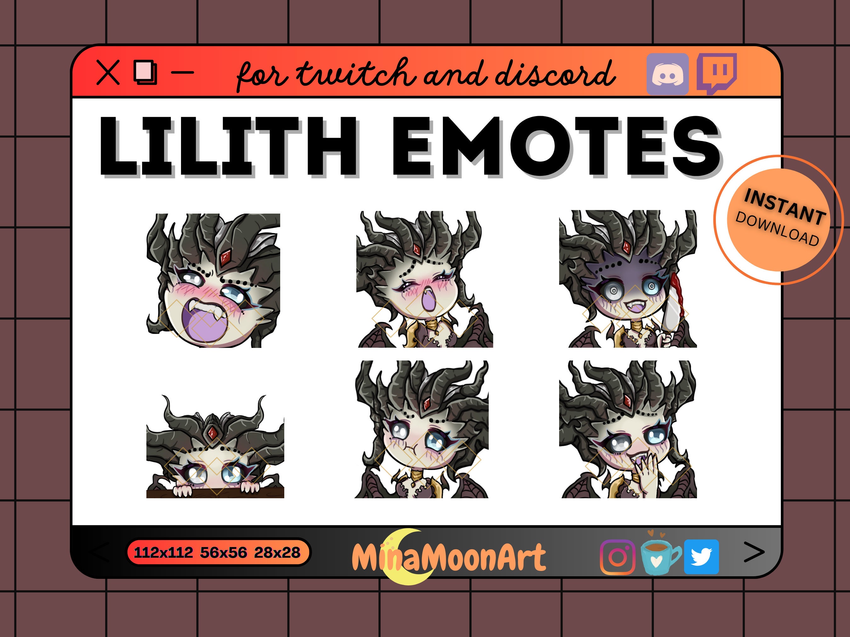 Diablo 4 Lilith Twitch Emotes Diablo Lilith Emotes Twitch - Etsy Canada