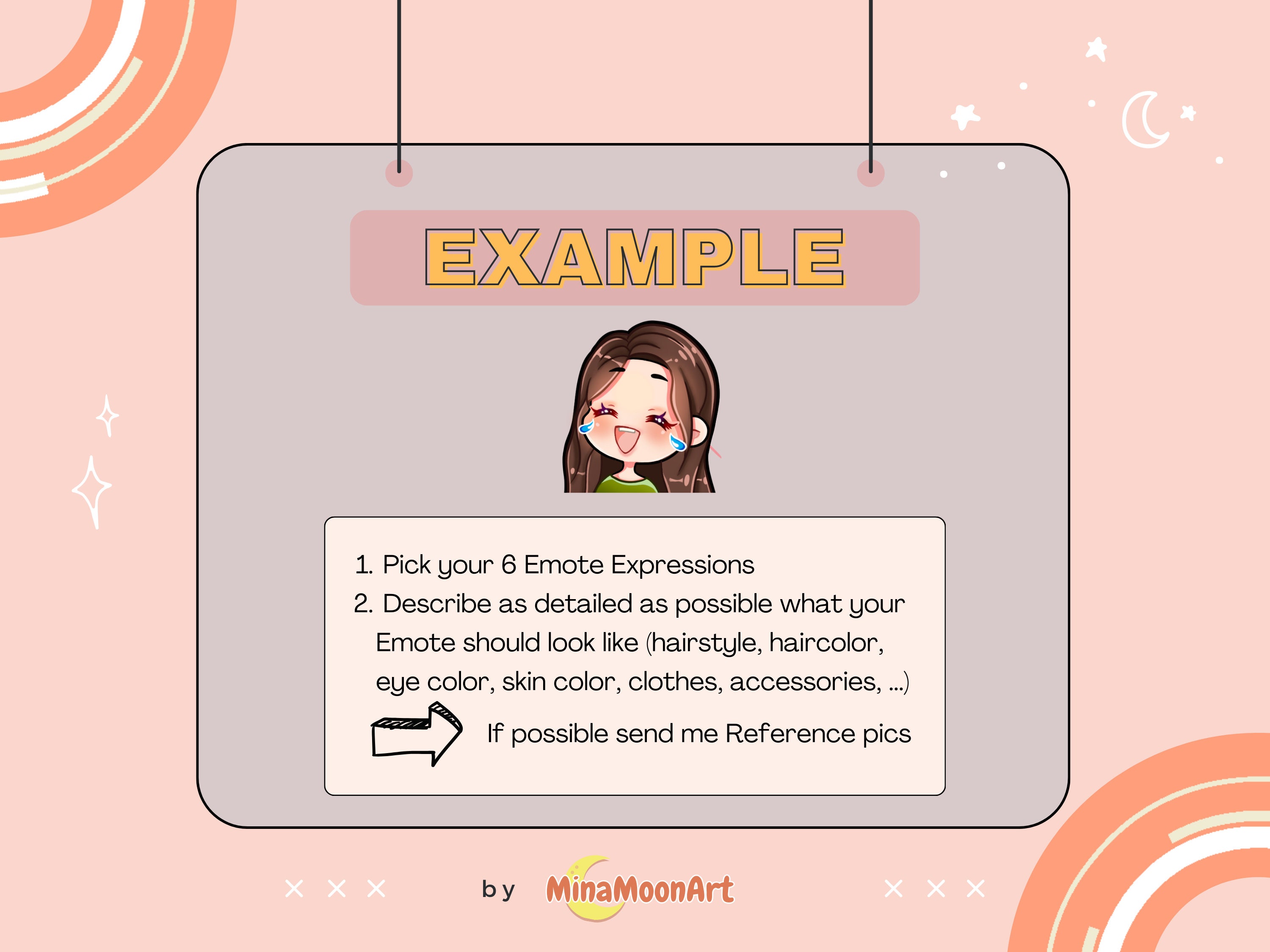 6 Custom YCH Emotes, Custom Chibi Emotes for Twitch, Kick, Discord ...