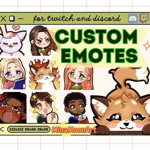 Custom Twitch Emotes, Custom Emotes Twitch, Twitch Emotes Custom, Chibi ...