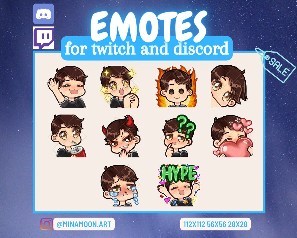 Custom Twitch Emotes V1 Custom Emotes Twitch Twitch Emotes - Etsy