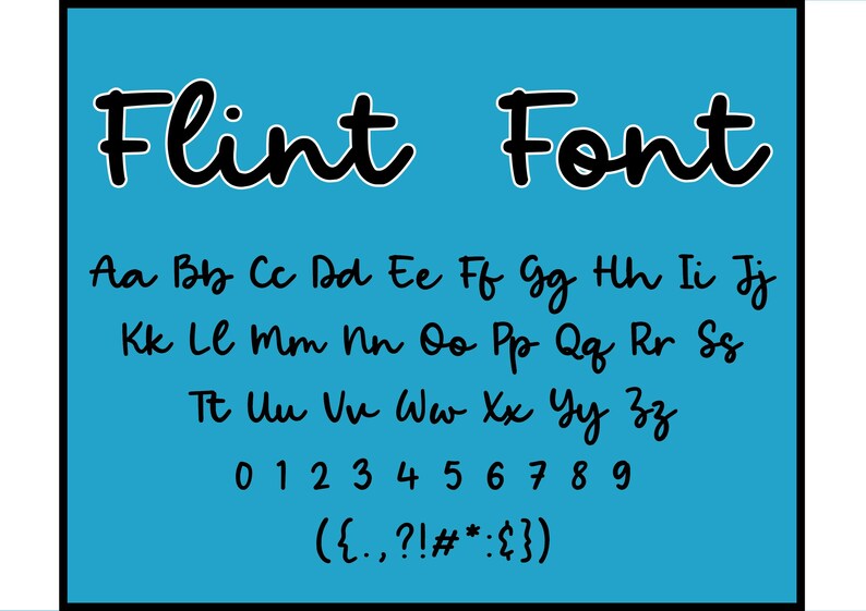 Flint Font, Calligraphy Font SVG, Fonts for Canva, Wedding Fonts ...