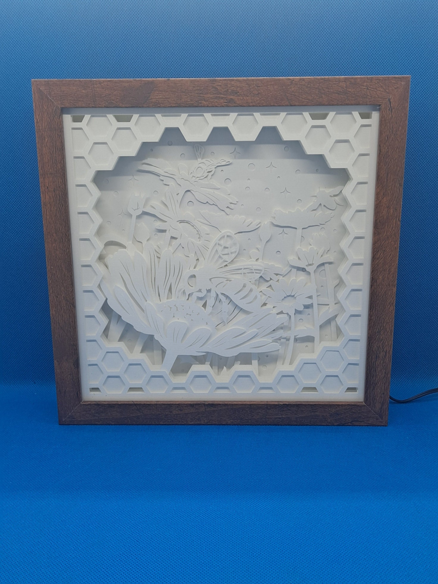 Honey Bee 9x9 Inch Lightbox - Etsy