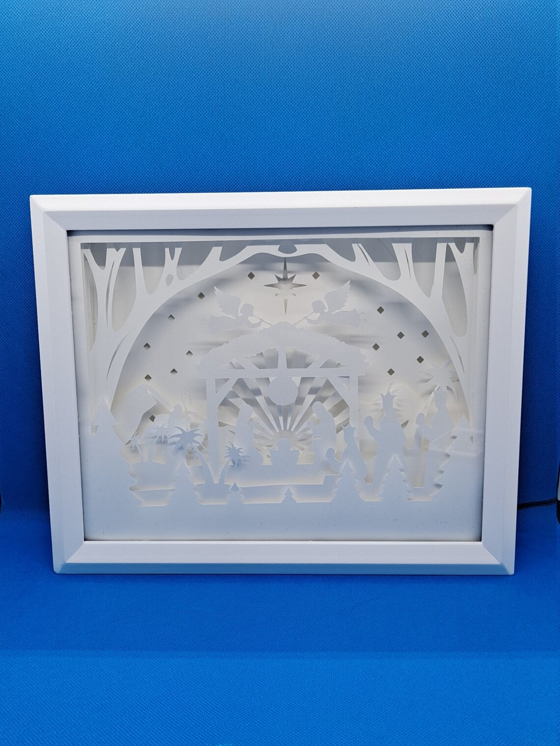 Christmas Nativity 8x10 Inch Lightbox - Etsy