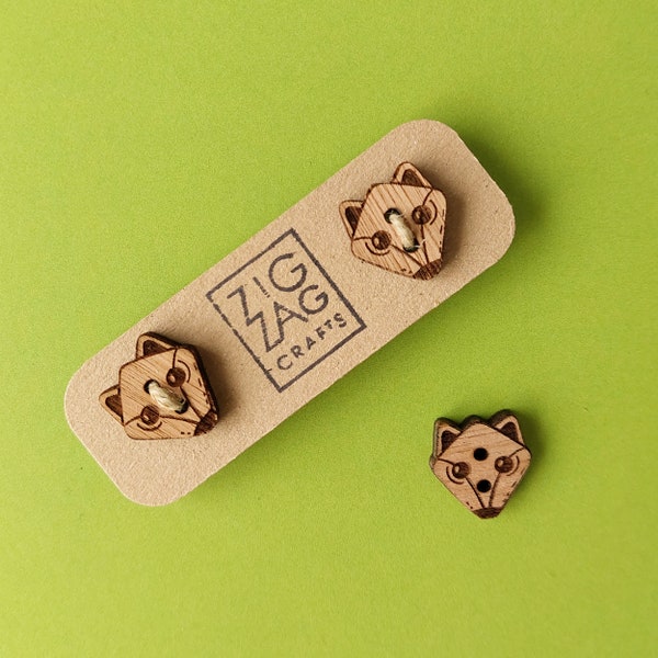 Wooden Fox - Etsy