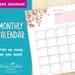 Monthly Planner Printable | Letter, PDF - Etsy