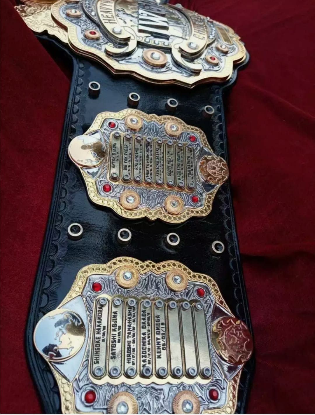 IWGP WORLD HEAVYWEIGHT Wrestling Championship Title Belt - Etsy