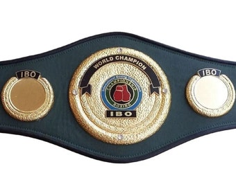 IBO World International Boxing Organization Championship Belt Adult ...