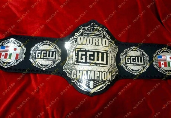 GCW World Championship Title Belt - Etsy