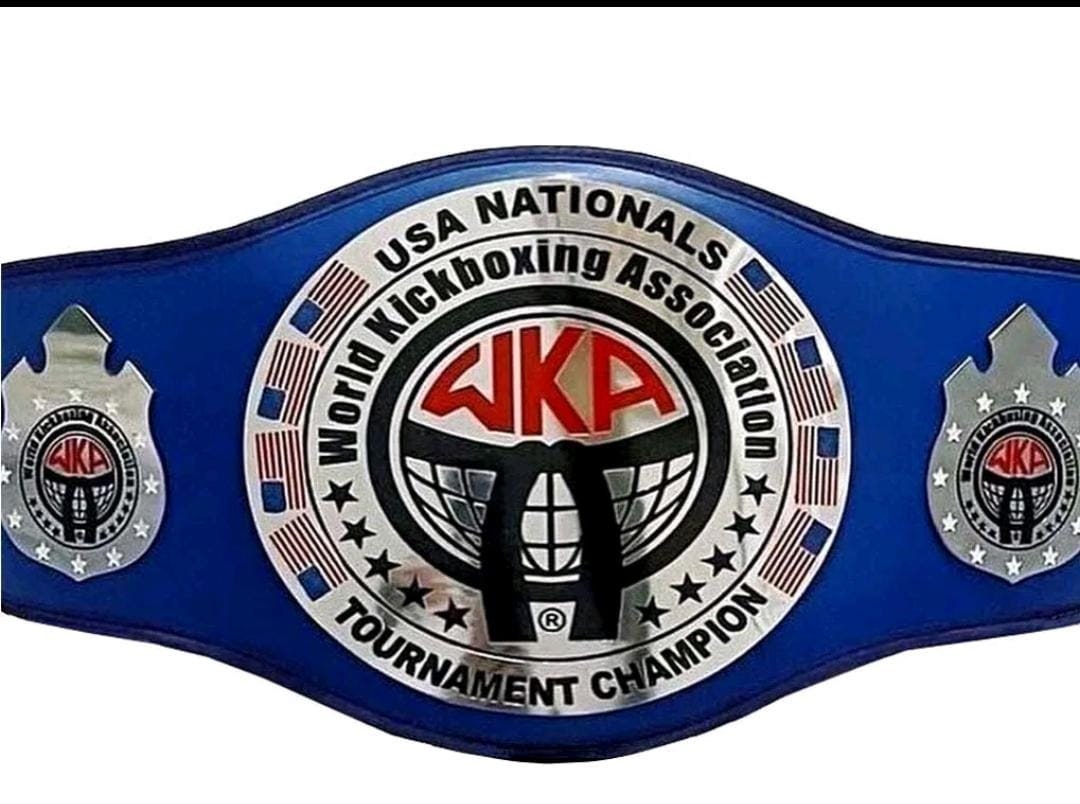 USA Nationals World Kick Boxing Tournament Championship Title Belt - Etsy