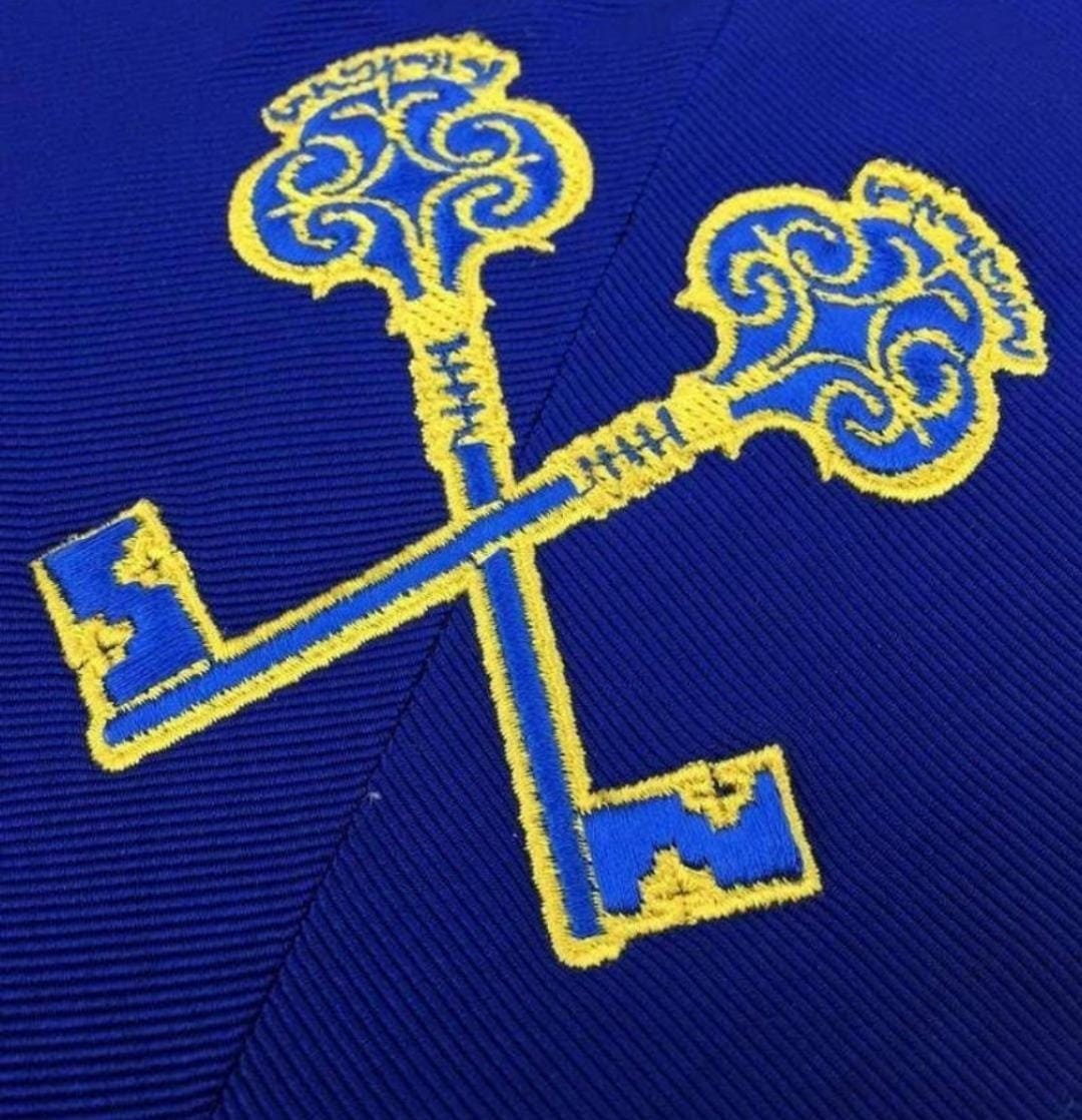 Masonic Regalia Blue Lodge Officers Collar Embroidered Set of 12 - Etsy