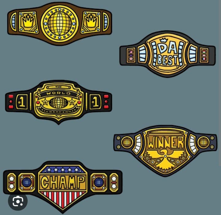 CUSTOM DESIGN CUSTOMIZED Wrestling Title Belts - Etsy