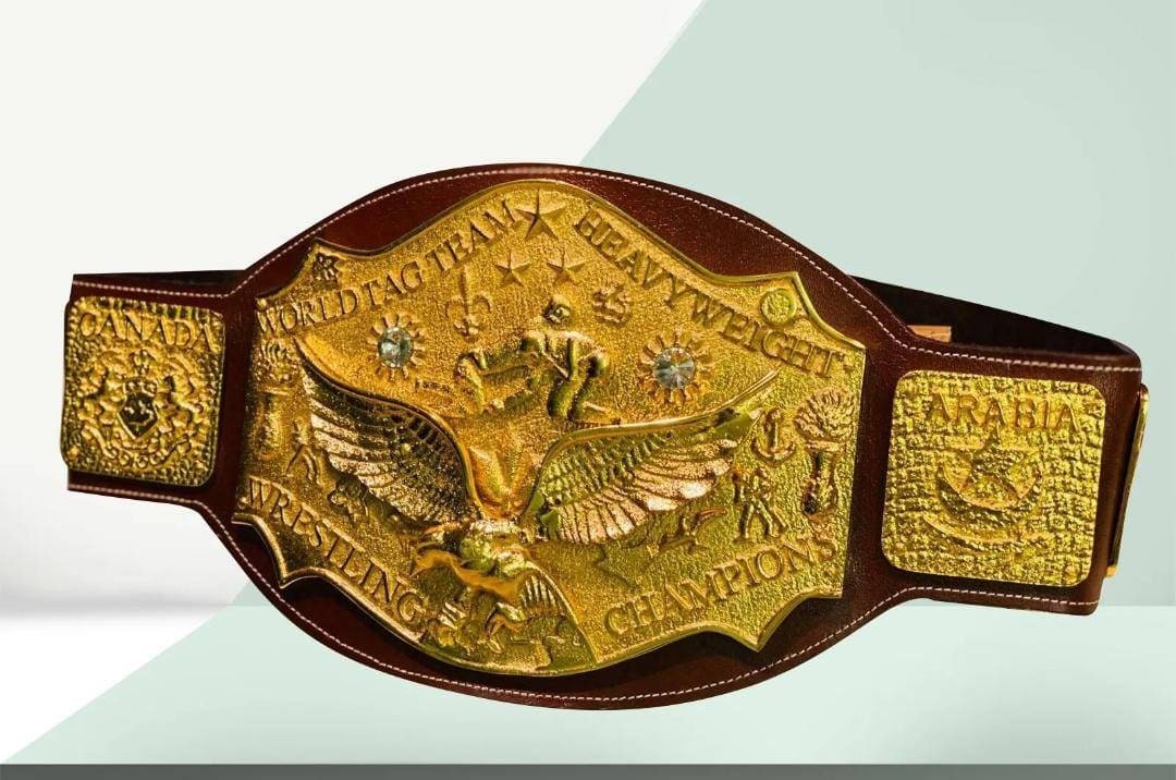 NWA World Tag Team Heavyweight Championship Title Belt - Etsy