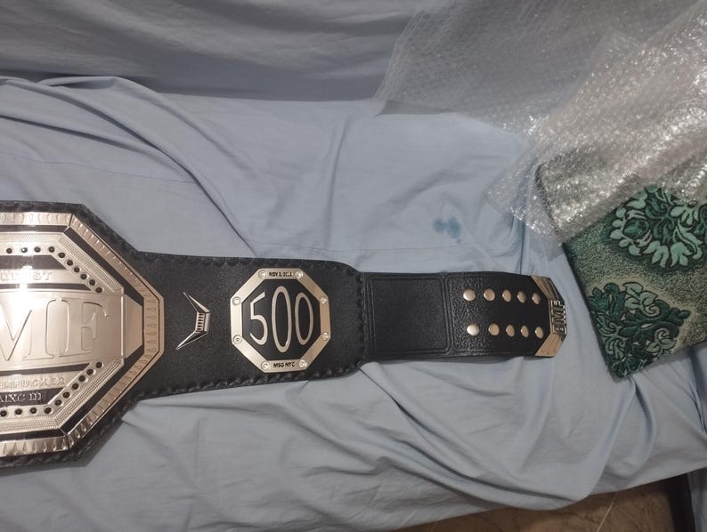 BMF WORLD HEAVYWEIGHT Wrestling Championship Title Belt - Etsy