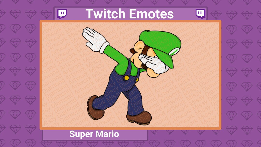 Luigi Dab Emote - Etsy UK