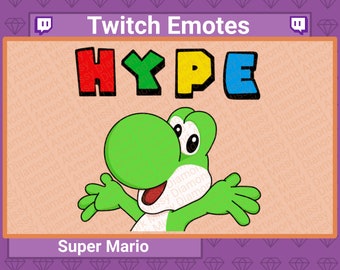 Yoshi Twitch Emote Pack 15x Yoshi Emote, Yoshi Discord Emote, Streaming ...