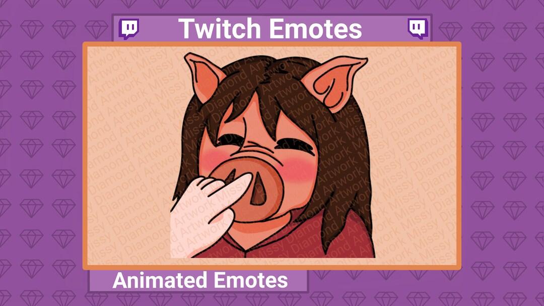 ANIMATED Pig Boop Emote - Etsy