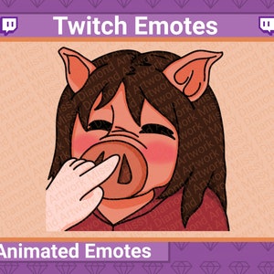 ANIMATED Pig Boop Emote - Etsy