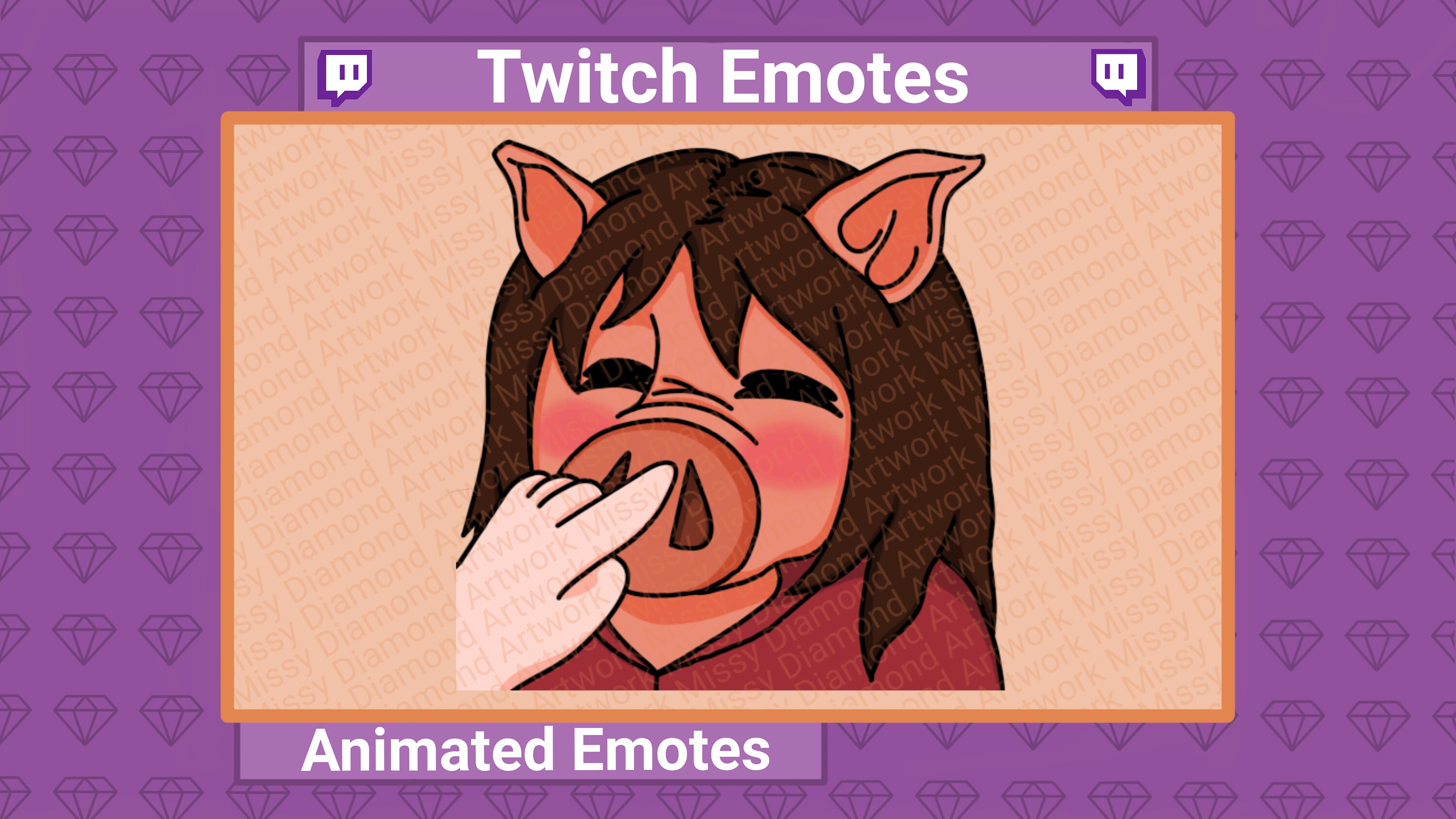 ANIMATED Pig Boop Emote - Etsy