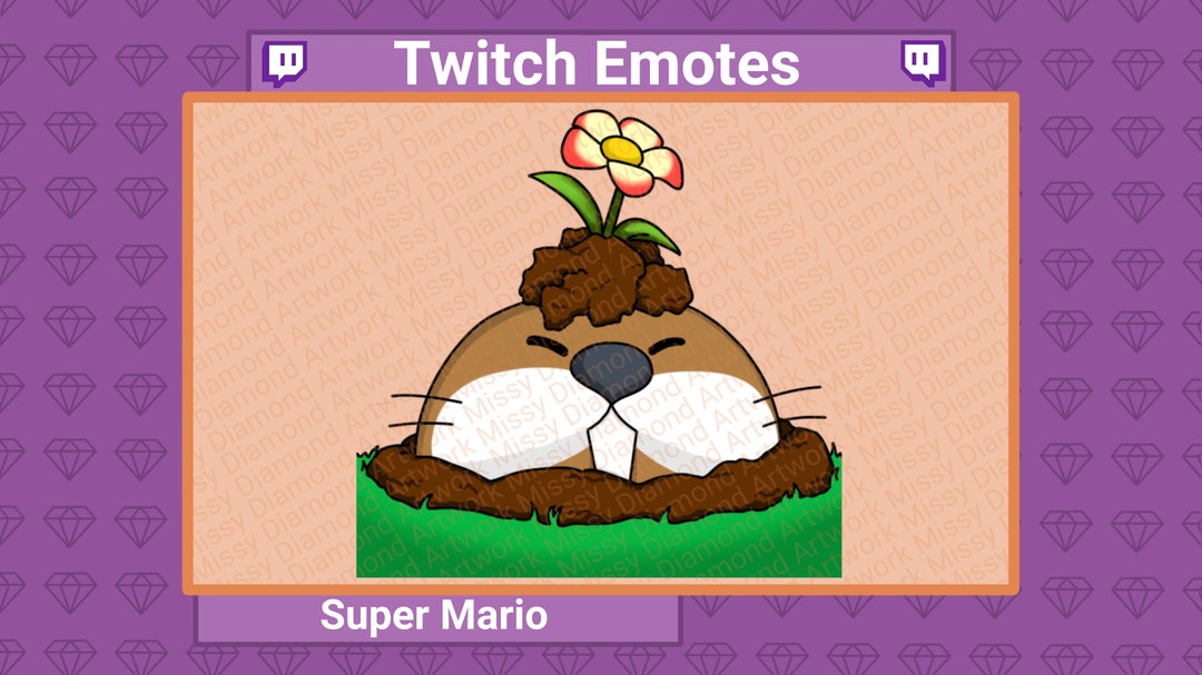 Monty Mole Lurk Emote - Etsy