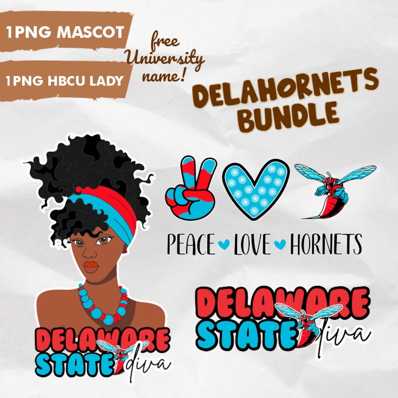 HBCU Delaware State University Mascot, Lady | Commercial Use | Instant ...