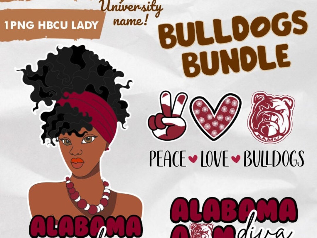 HBCU Alabama A&M, Bulldogs Mascot, Lady | Commercial Use | Instant ...