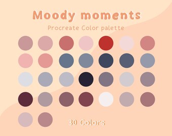 Moody Color Palette - Etsy
