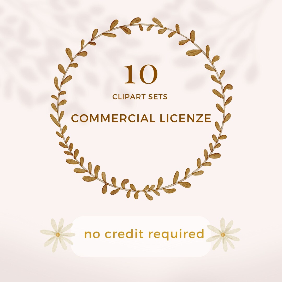 Commercial Licenze for 10 Clipart Sets From My Shop Small Business No ...