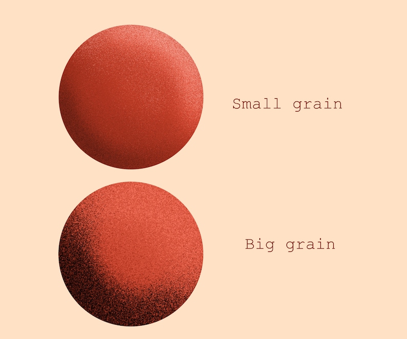 Procreate Grain Brush for Grain Texture Set of 2digital Download ...