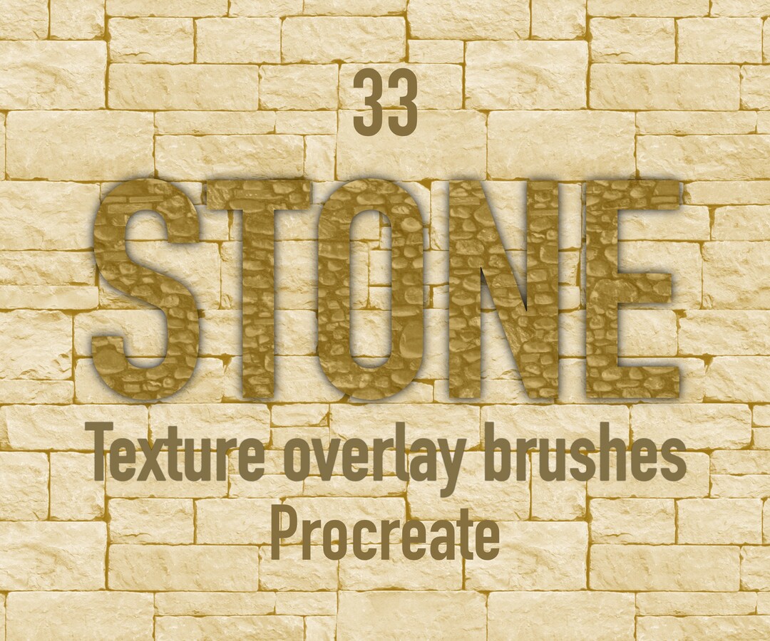 Stone Overlay Texture Procreate Brushes Essential Tool Stone Wall 33 ...