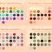 Mega Color Palette Bundle Procreate 450 Colors 15 Palettes Swatches ...