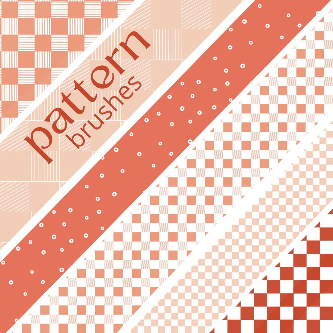 Procreate Pattern Brushes Seamless Pattern Procreate Textur Brushes ...