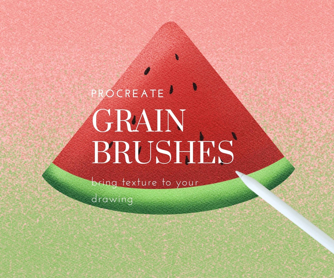 Procreate Grain Brush for Grain Texture Set of 2digital Download ...