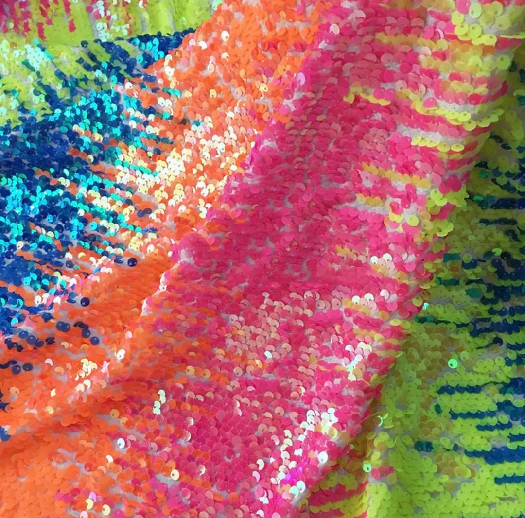 Sequin Neon Rainbow - Etsy