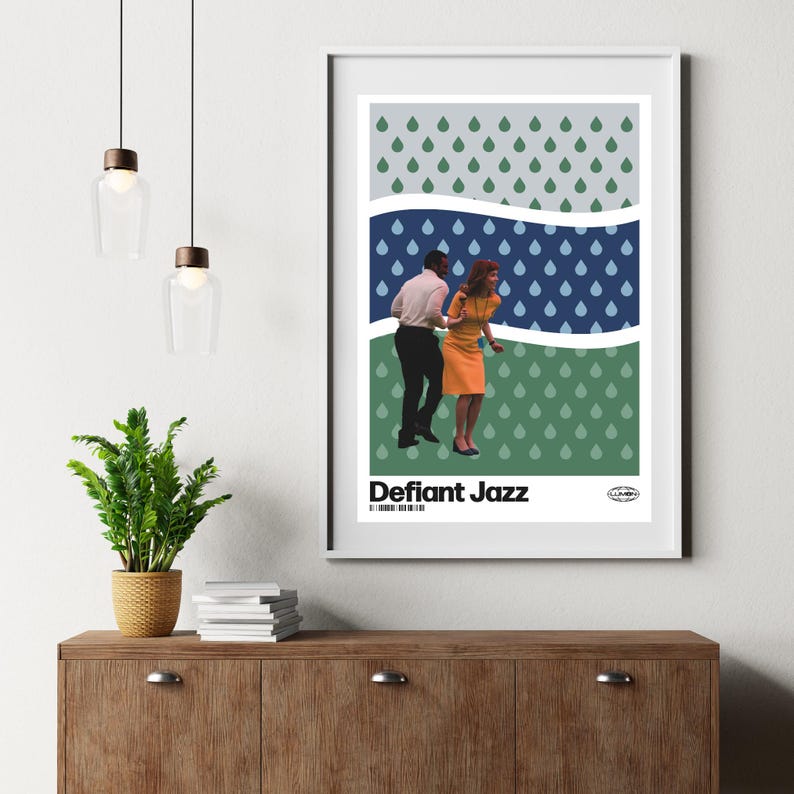 Defiant Jazz Poster, Milchick Dance Art Print, Psychological Thriller ...