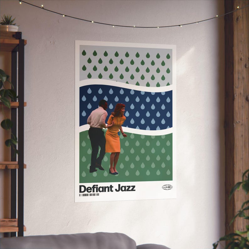 Defiant Jazz Poster, Milchick Dance Art Print, Psychological Thriller ...
