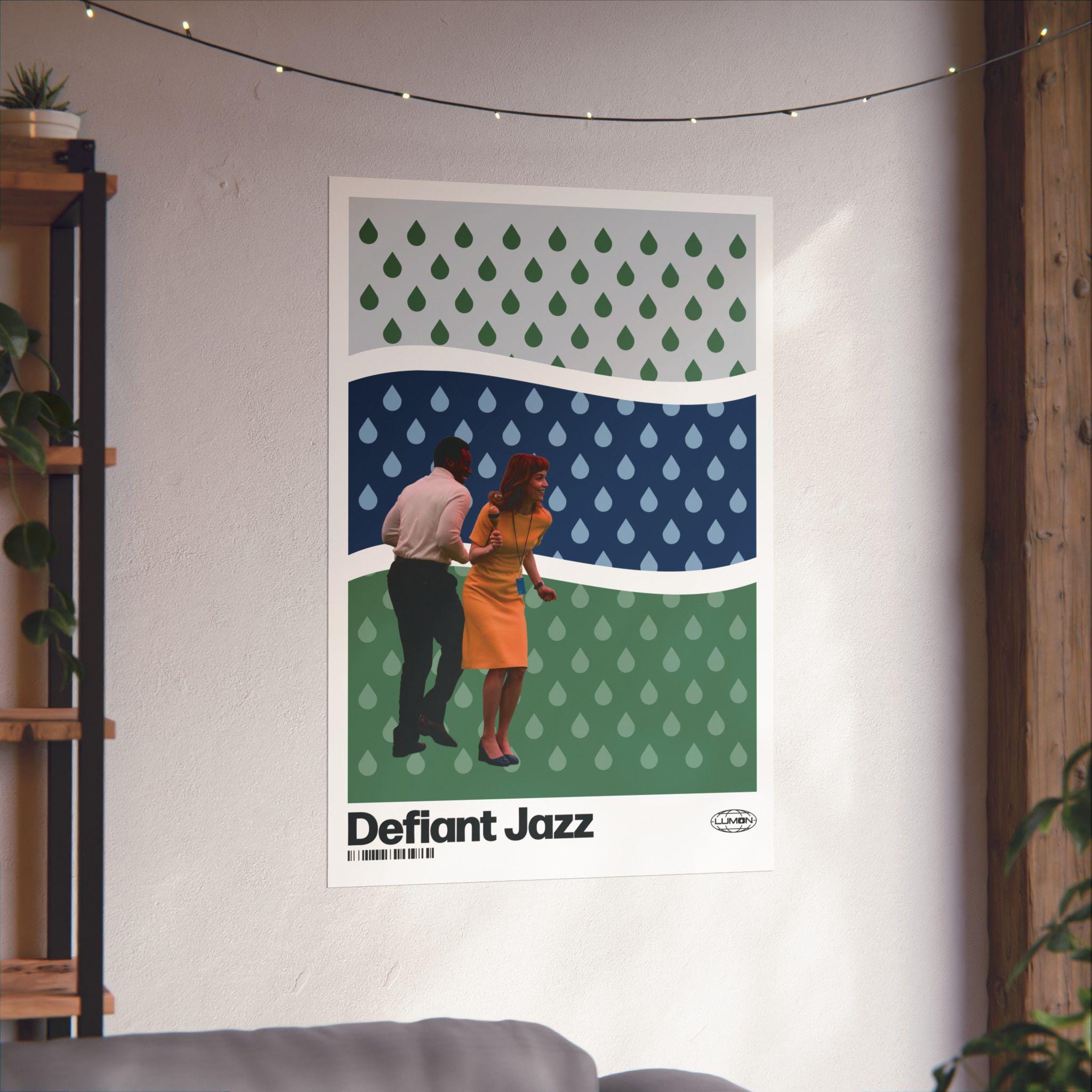 Defiant Jazz Poster, Milchick Dance Art Print, Psychological Thriller ...