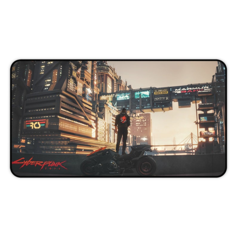Cyberpunk 2077 XXL Desk Mat, Large Desk Mat With Print, Gaming Large ...