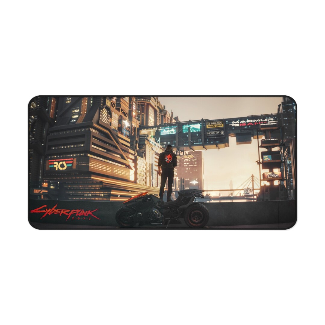 Cyberpunk 2077 XXL Desk Mat, Large Desk Mat With Print, Gaming Large ...