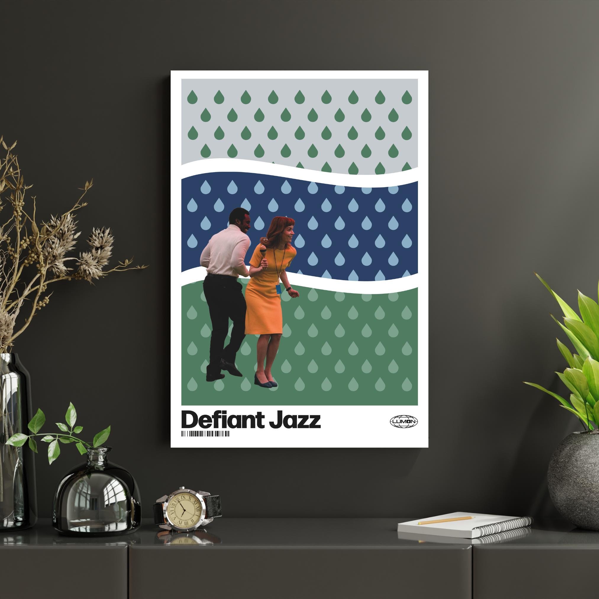 Defiant Jazz Poster, Milchick Dance Art Print, Psychological Thriller ...