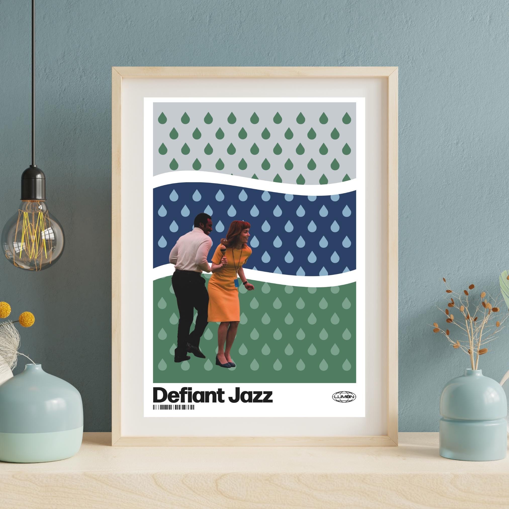 Defiant Jazz Poster, Milchick Dance Art Print, Psychological Thriller ...